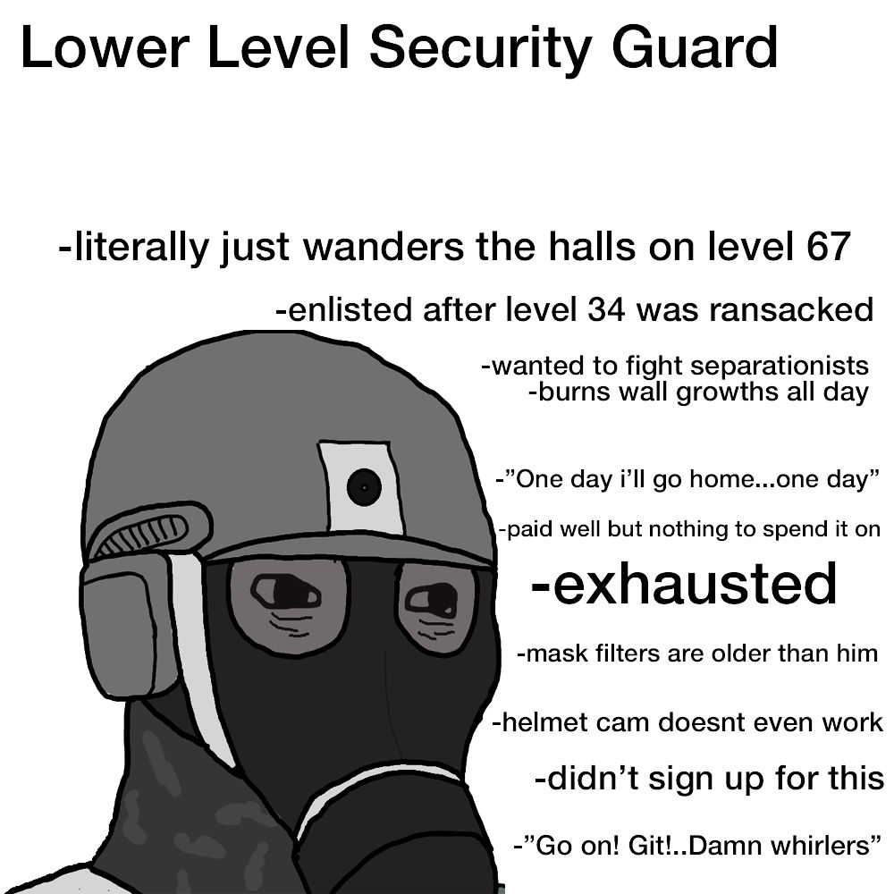 Lower Level Security Guard. | Scrolller