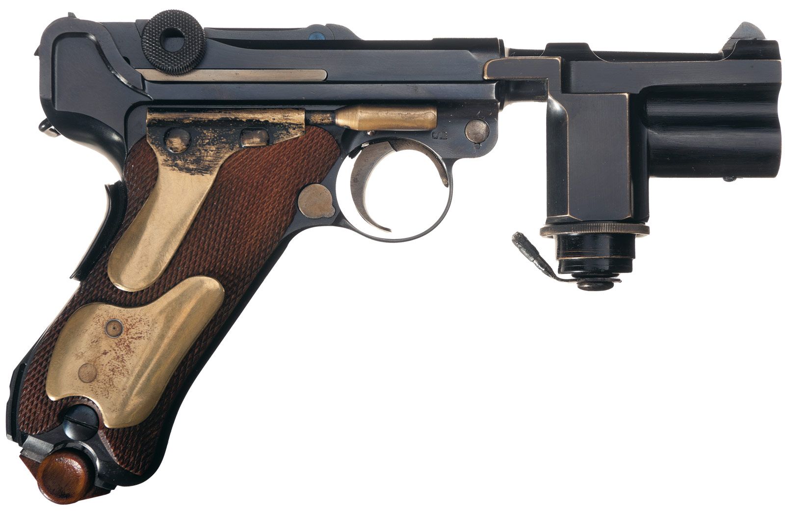 Luger Night Pistol carried by some of Adolph Hitler's personal bodyguards | Scrolller