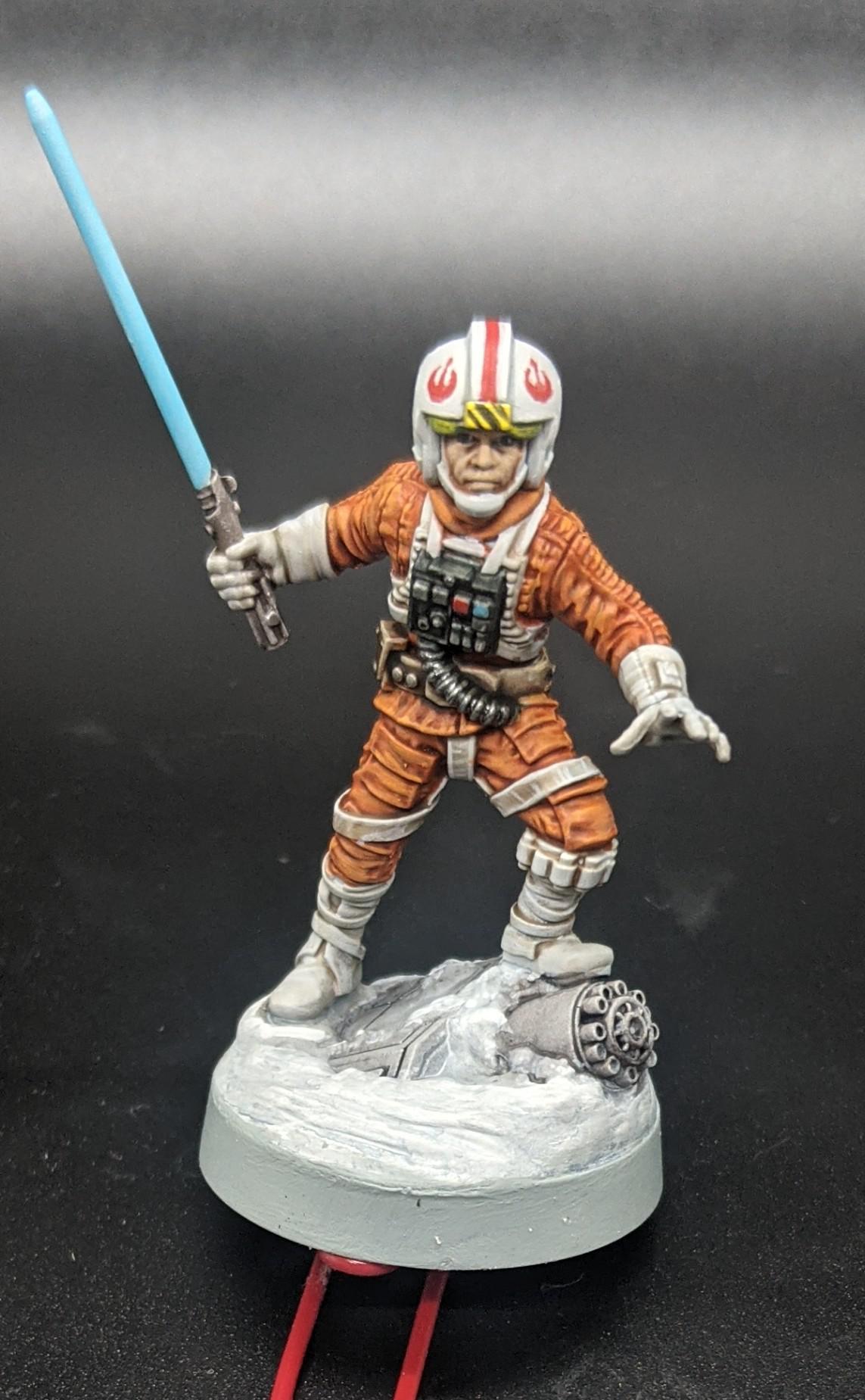 Luke Skywalker Commission I Painted. | Scrolller