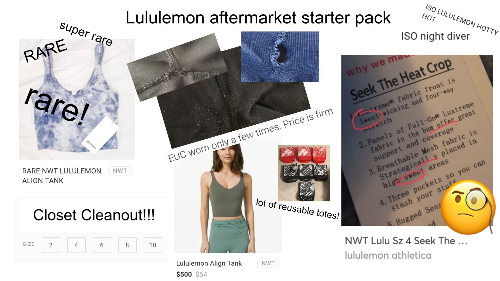 Lululemon aftermarket starter pack | Scrolller
