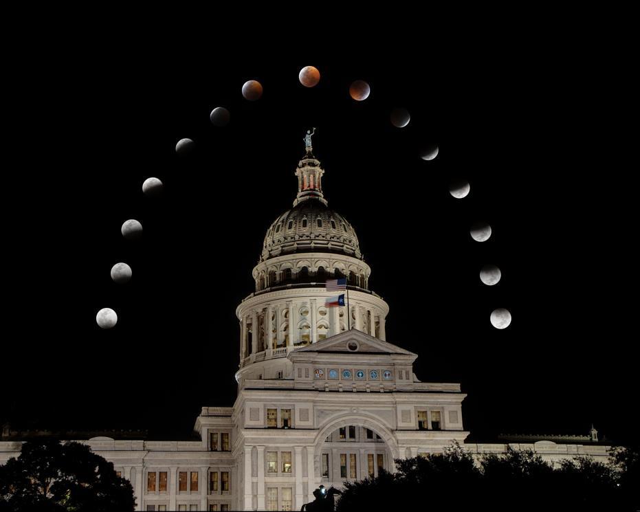 lunar eclipse composite | Scrolller