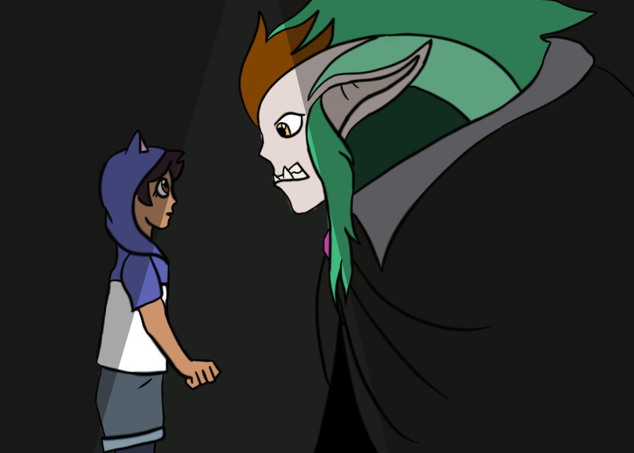 Luz and Amity Beauty and the Beast au with cursed Amity. | Scrolller