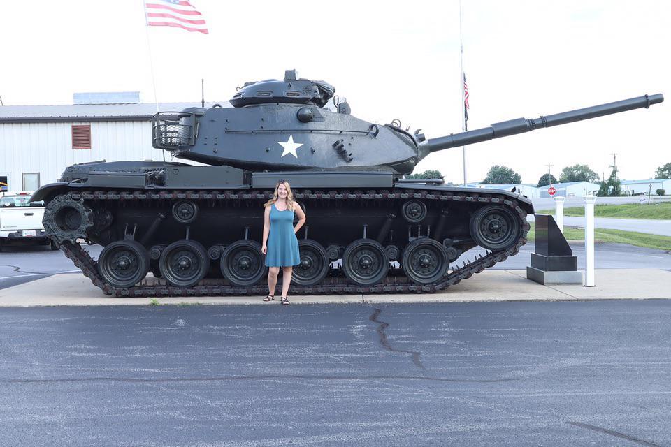 M60 Patton, a very impressive tank! I was very surprised at how much bigger they are in person ...