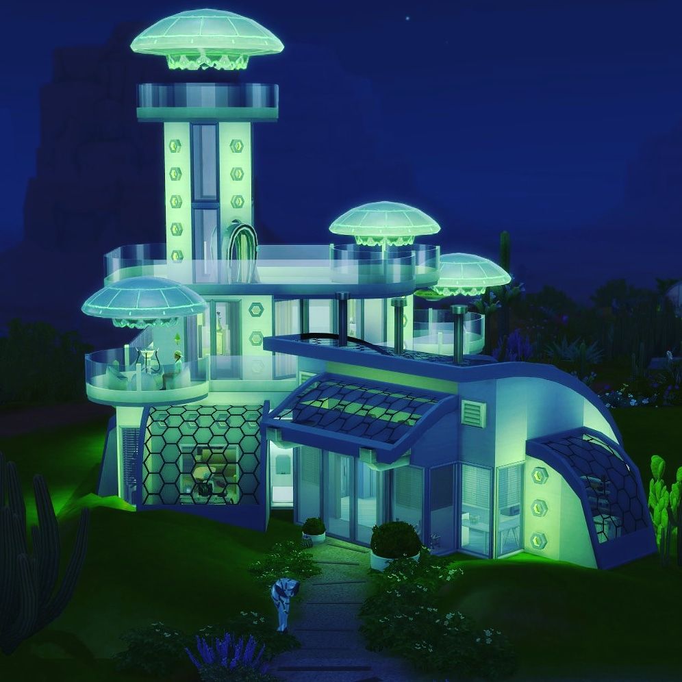 Made A Little Alien House Supernatural Suburb In Ts4 Gallery Id Nikkamore Scrolller