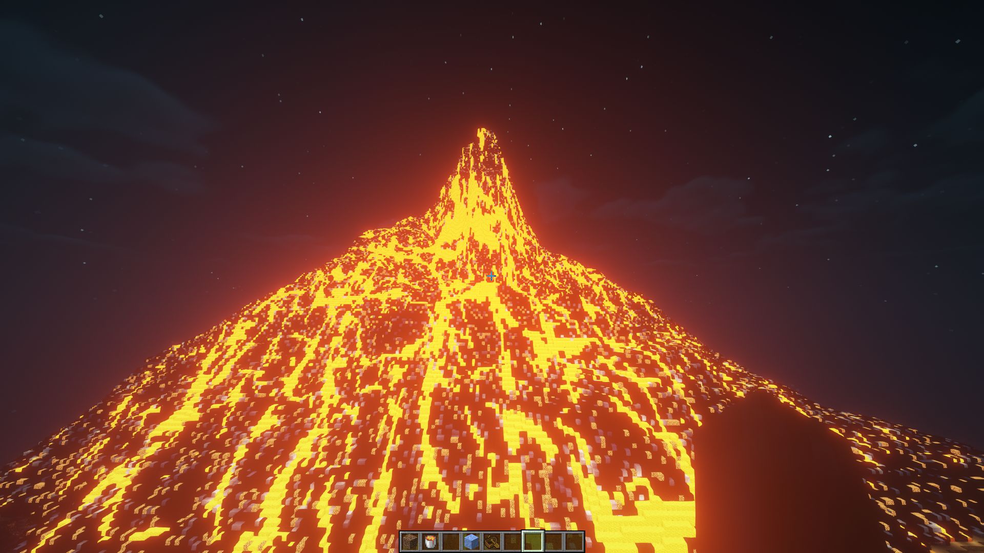 Made a volcano thingie in creative. | Scrolller