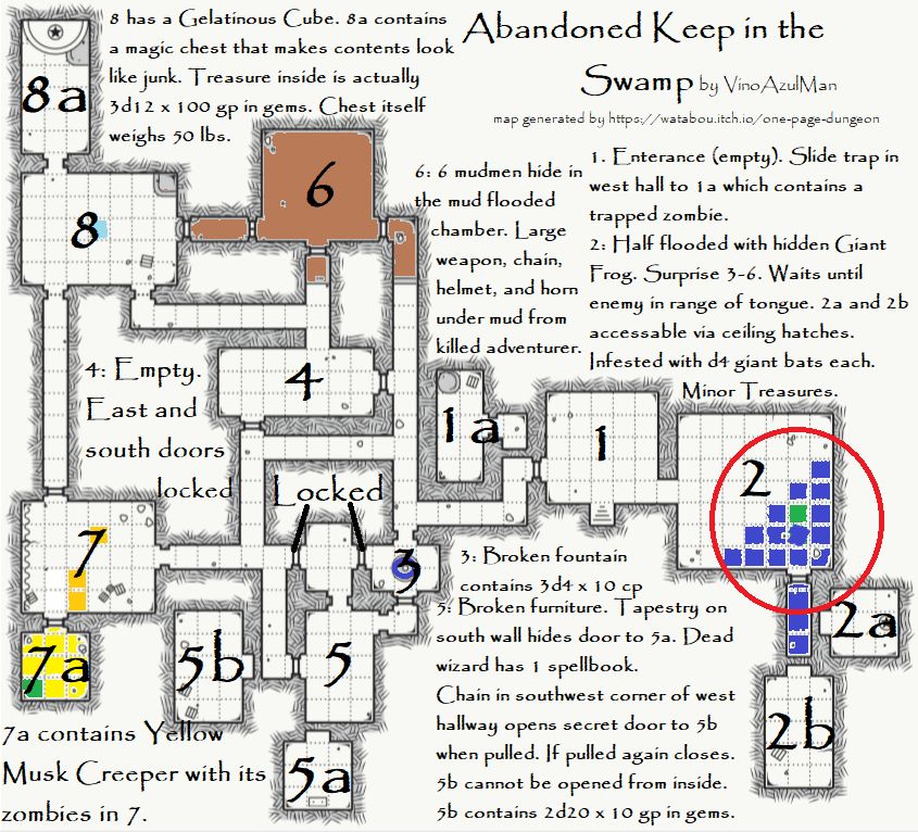 Made my first one page dungeon. Sharing! | Scrolller