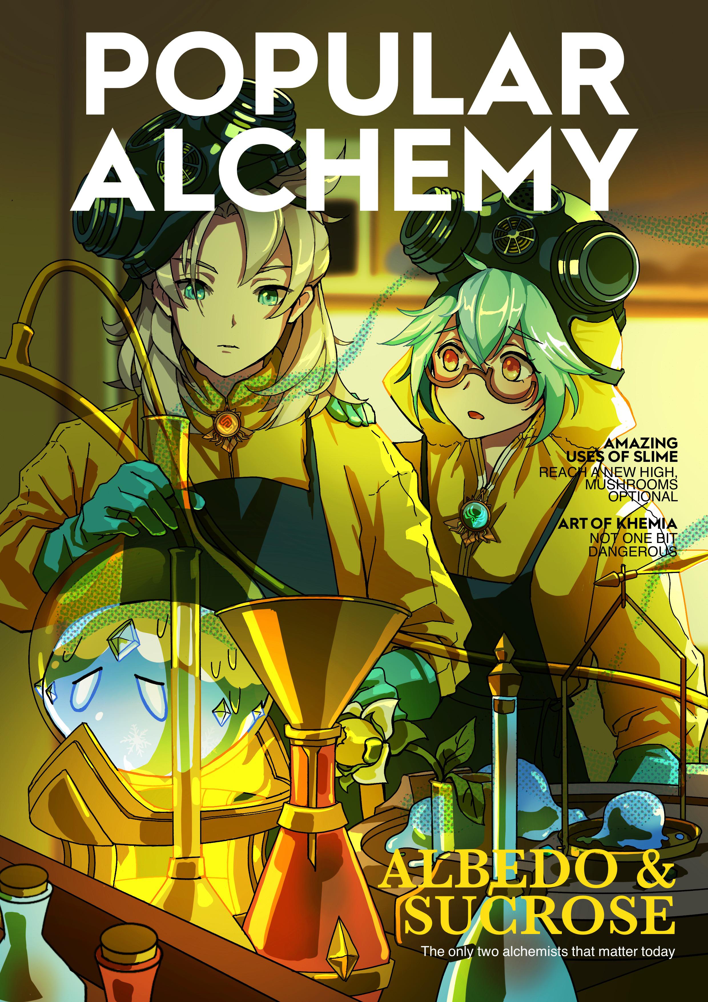 Magazine Cover #3: Albedo & Sucrose in Popular Alchemy | Scrolller