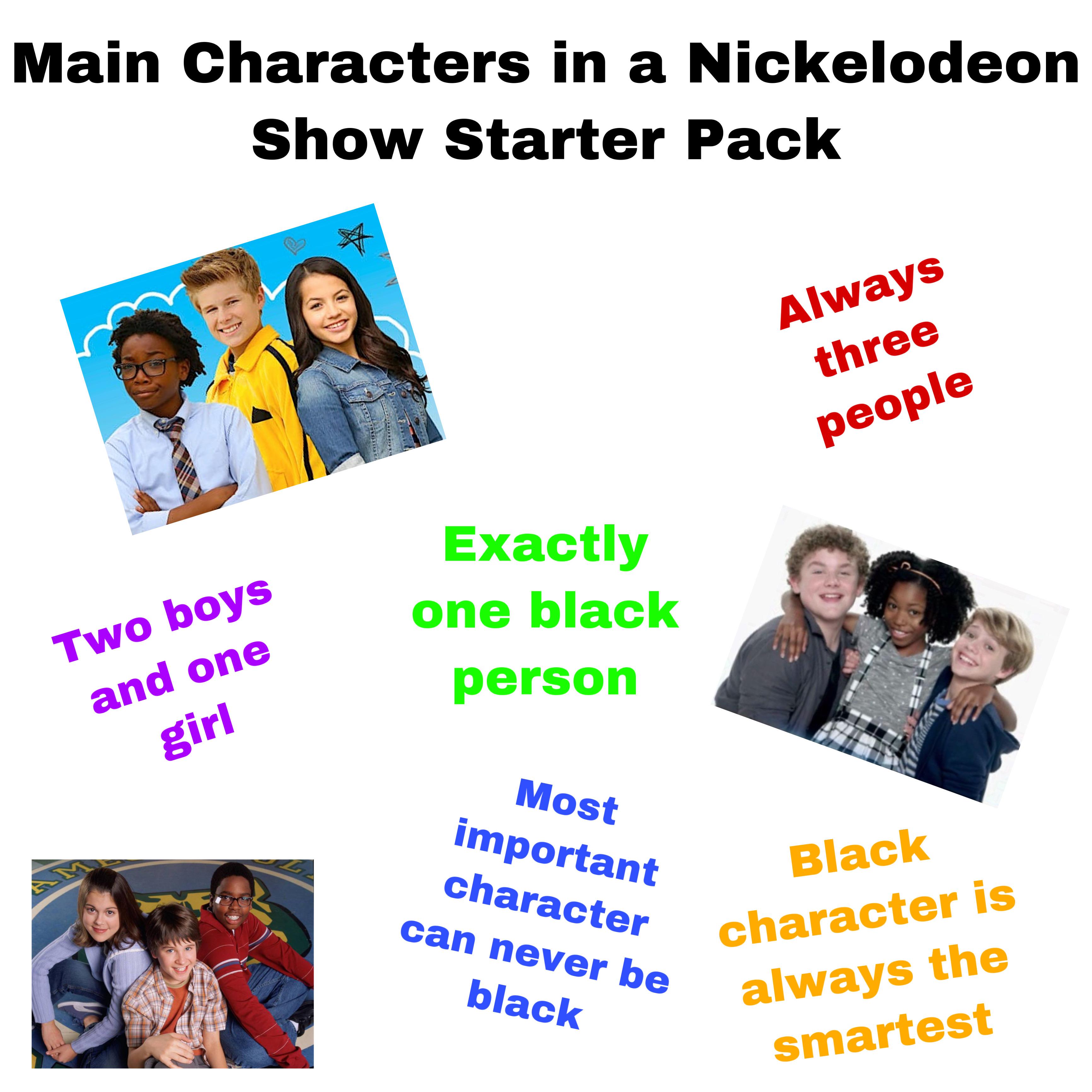 Main character is a Nickelodeon show starter pack | Scrolller