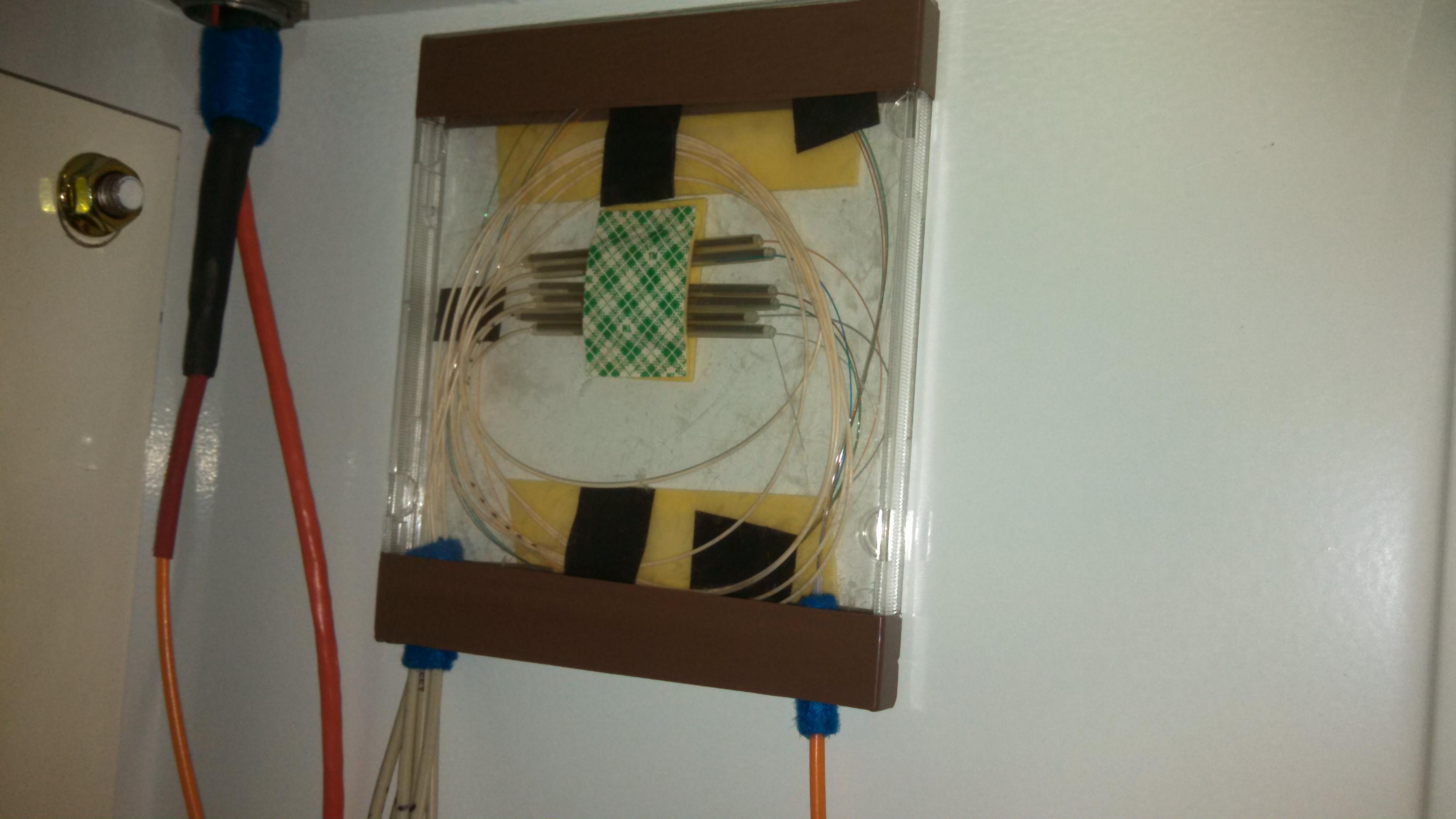 Makeshift fiber patch panel | Scrolller