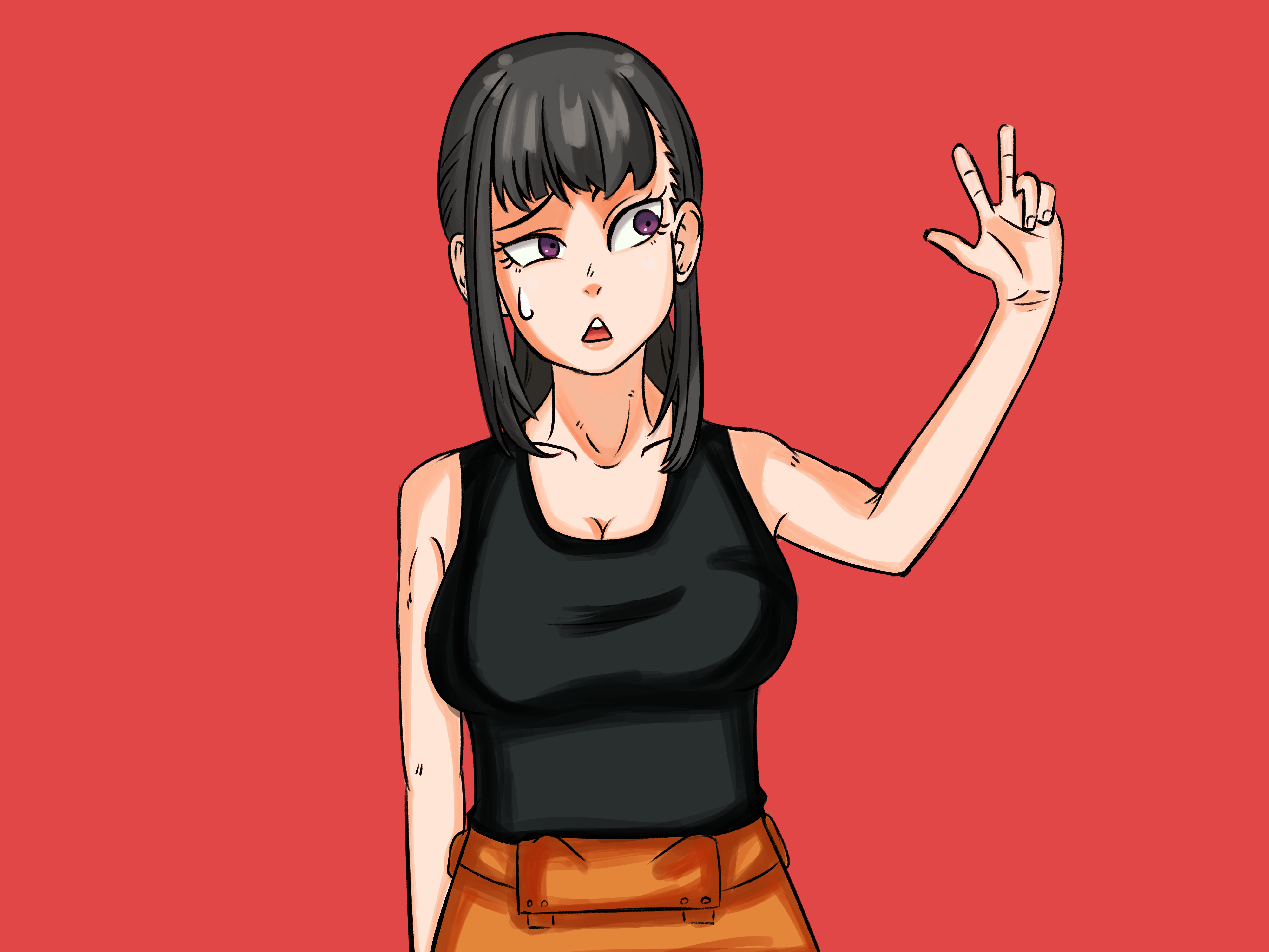 Maki Peace Sign by Me | Scrolller