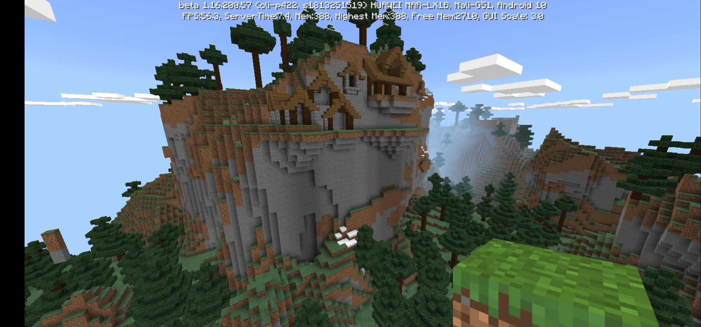 Making a fantasy project with a viking type houses on a mountain cliff!! | Scrolller