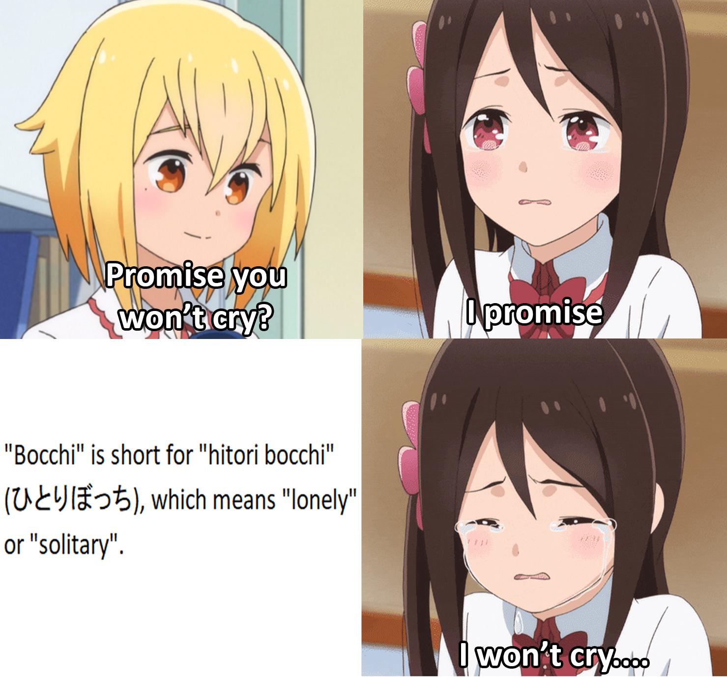 making a Hitori Bocchi meme every day for 1 day (part 1) | Scrolller
