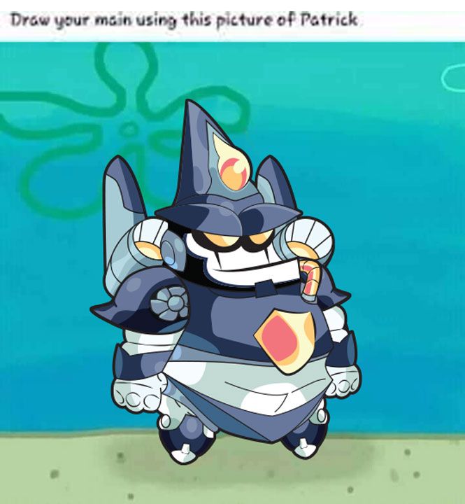 Making this Vector Patrick ended up with him looking smug instead of bored. | Scrolller