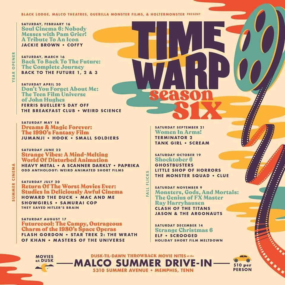 @Malco Time Warp Drive In Season Lineup Announced | Scrolller