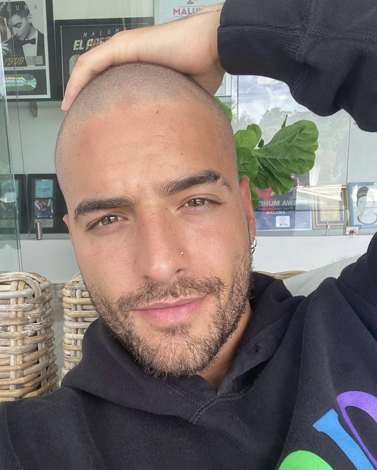 Maluma shaved bald! | Scrolller