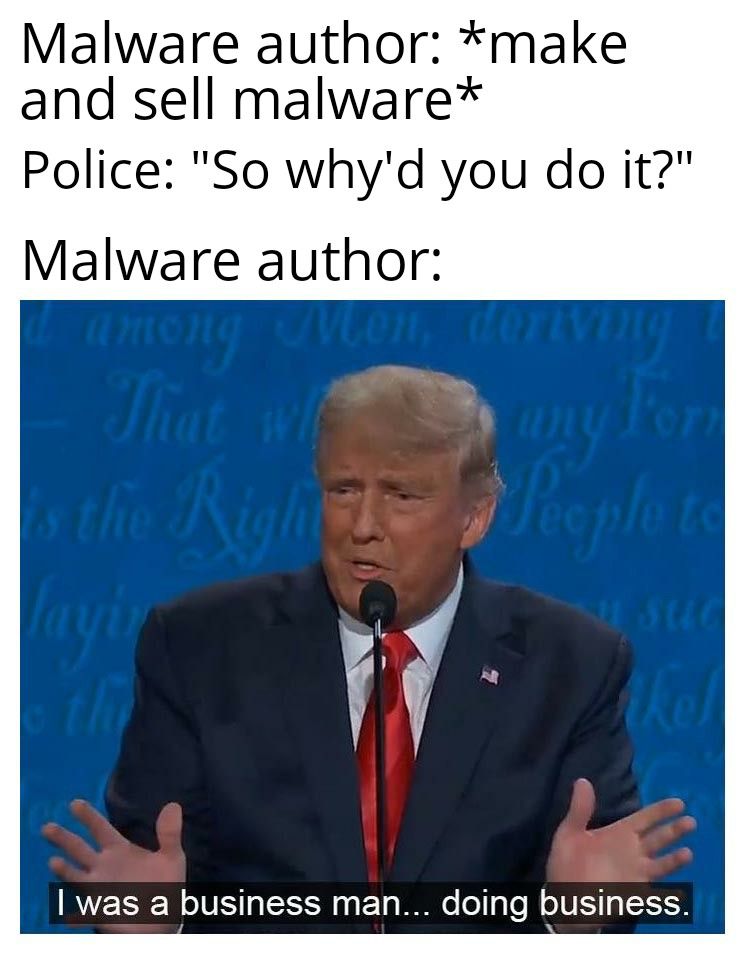 Malware buisness | Scrolller