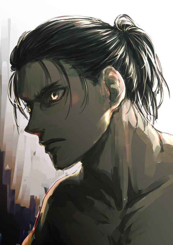 Man bun Eren / Art by @seepcobalt | Scrolller