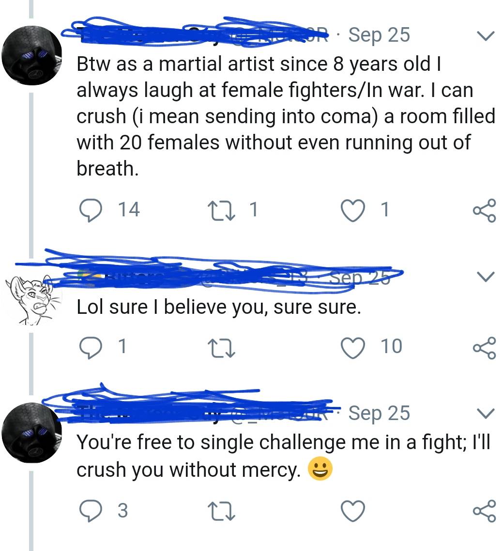 Man can crush females | Scrolller