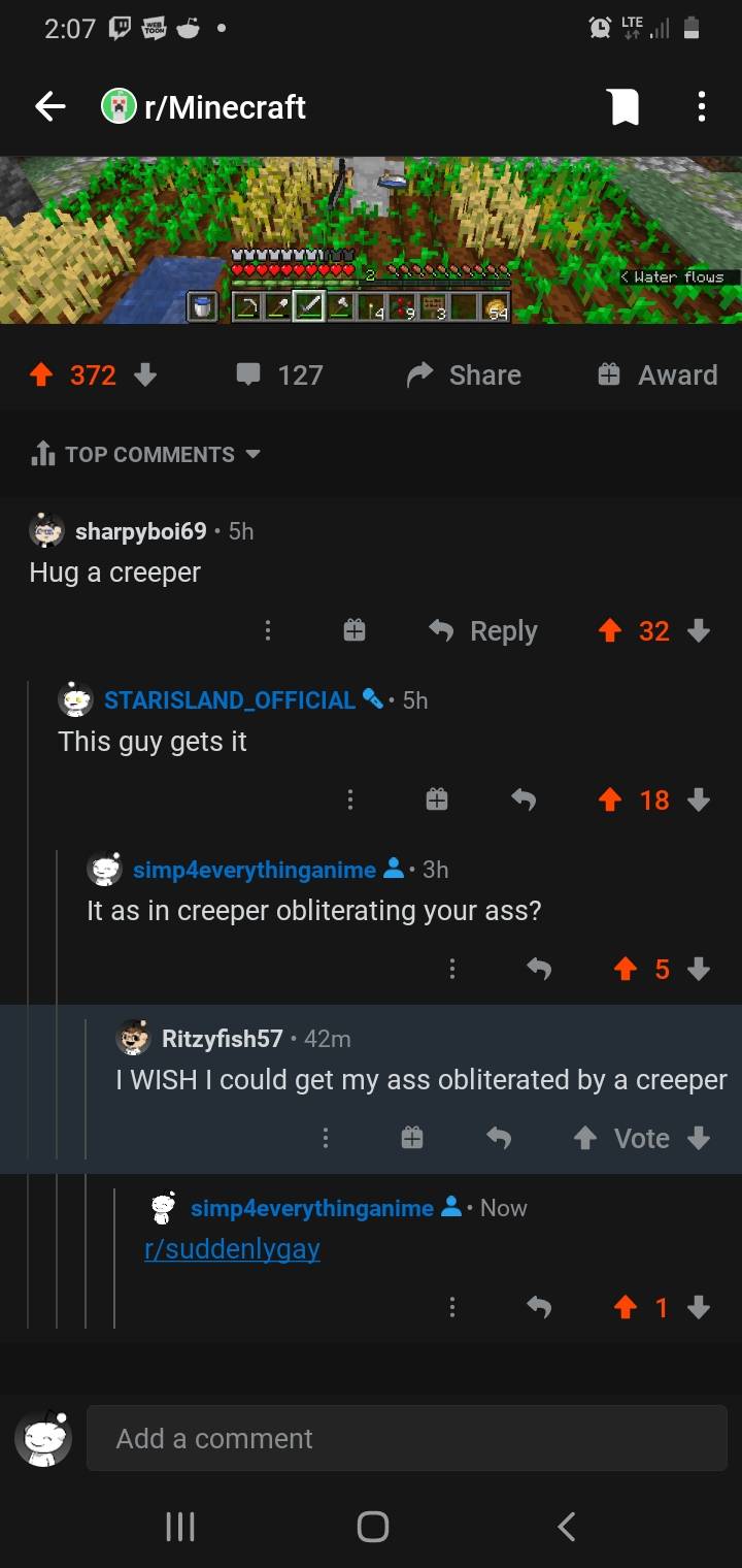 Man you in for a creeper? | Scrolller