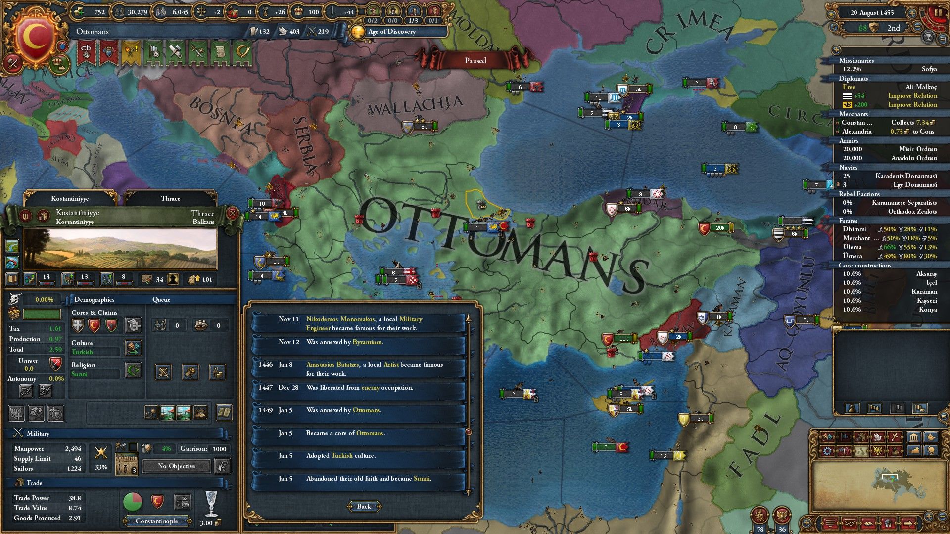 Managed to conquer Byzantium as the Ottomans | Scrolller