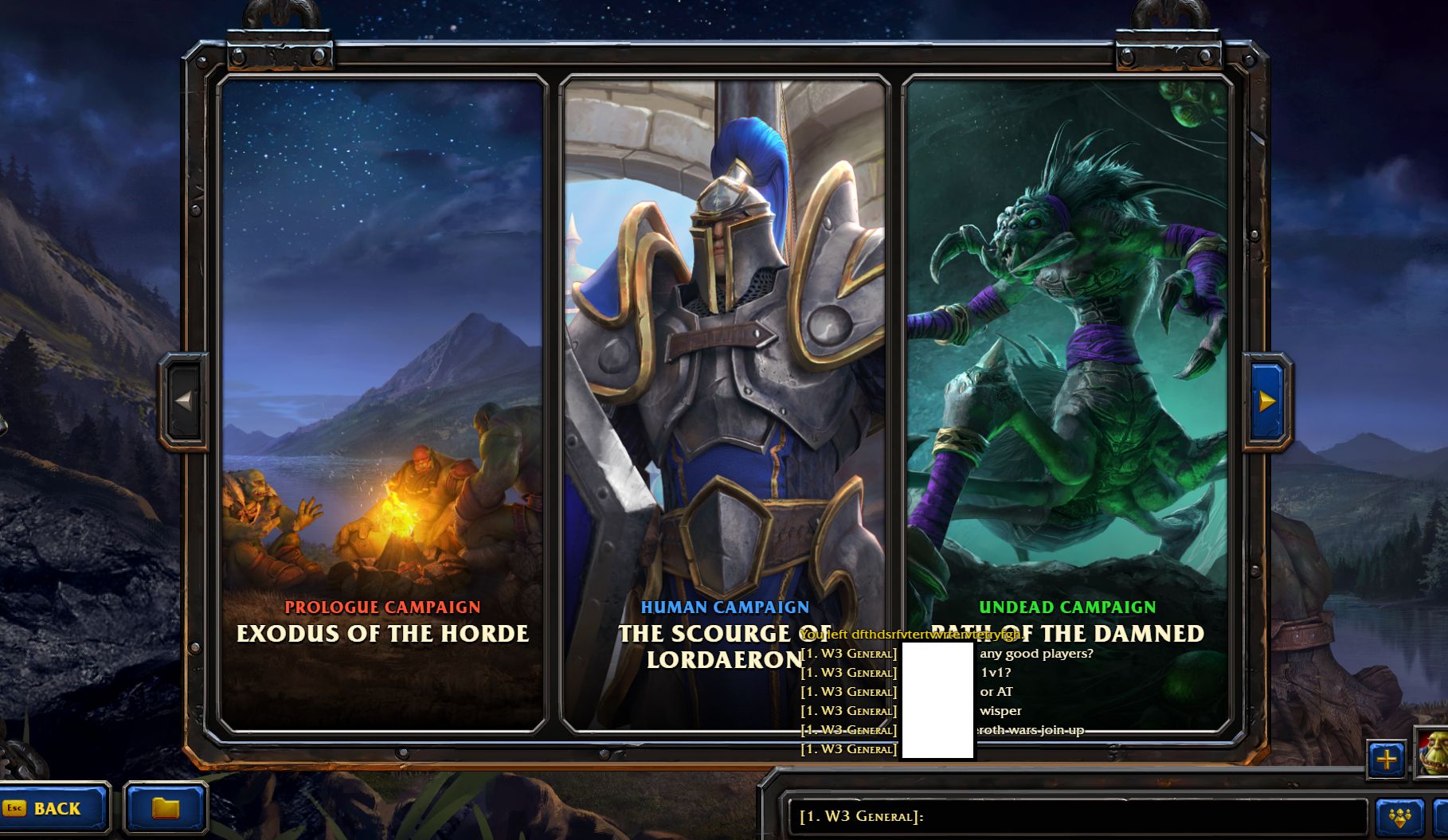 Managed to reach the Campaign screen. | Scrolller