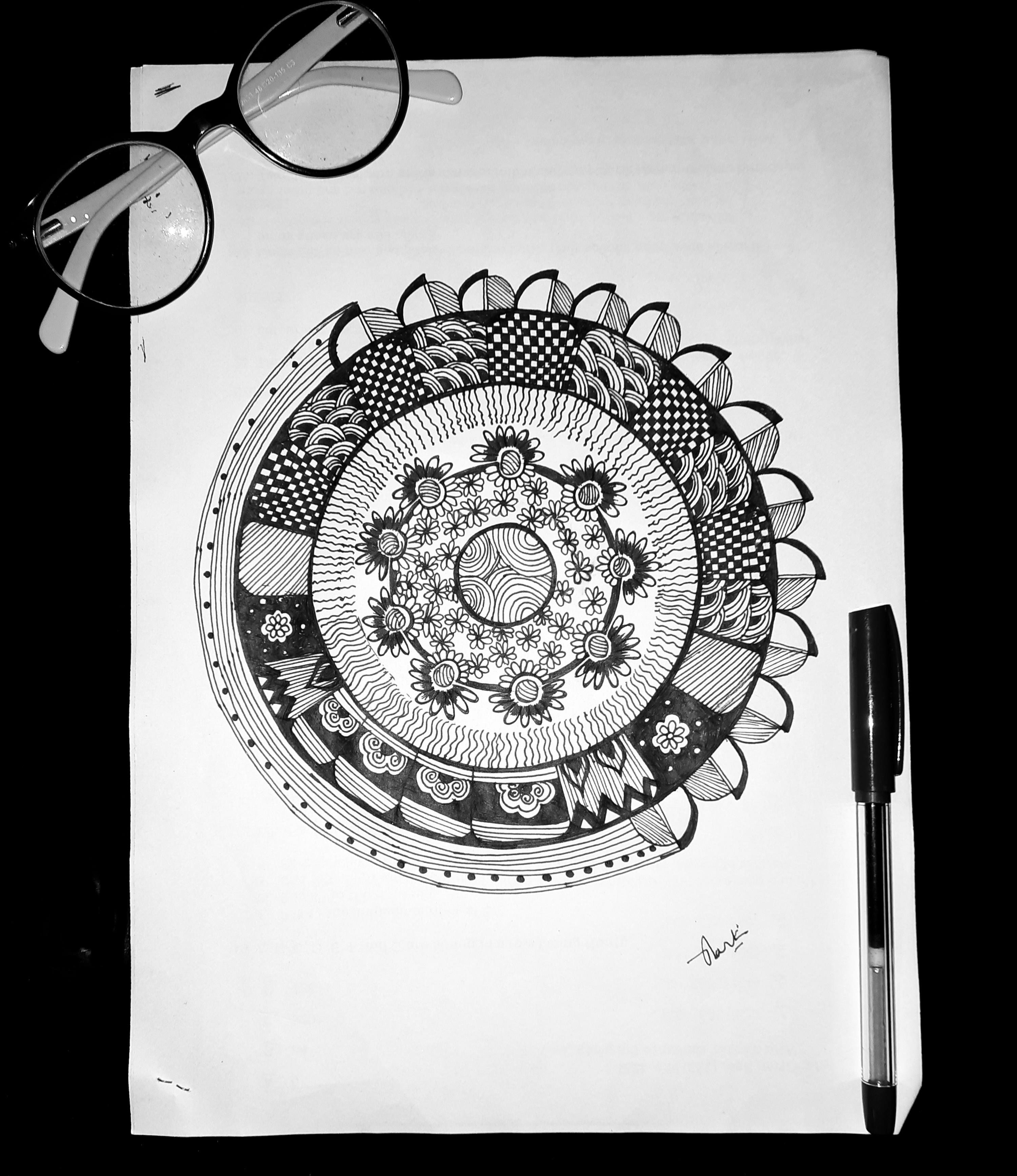 Mandala Art. First Try | Scrolller