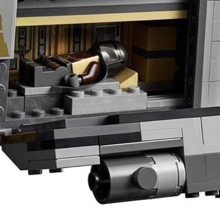 Mando’s bed is located below the cockpit of the 75292 Razor Crest set | Scrolller