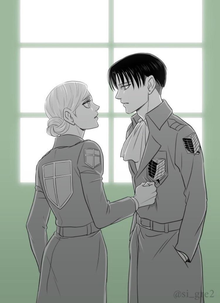 [Manga Spoilers - Art] Historia and Levi by @si_gre2 | Scrolller
