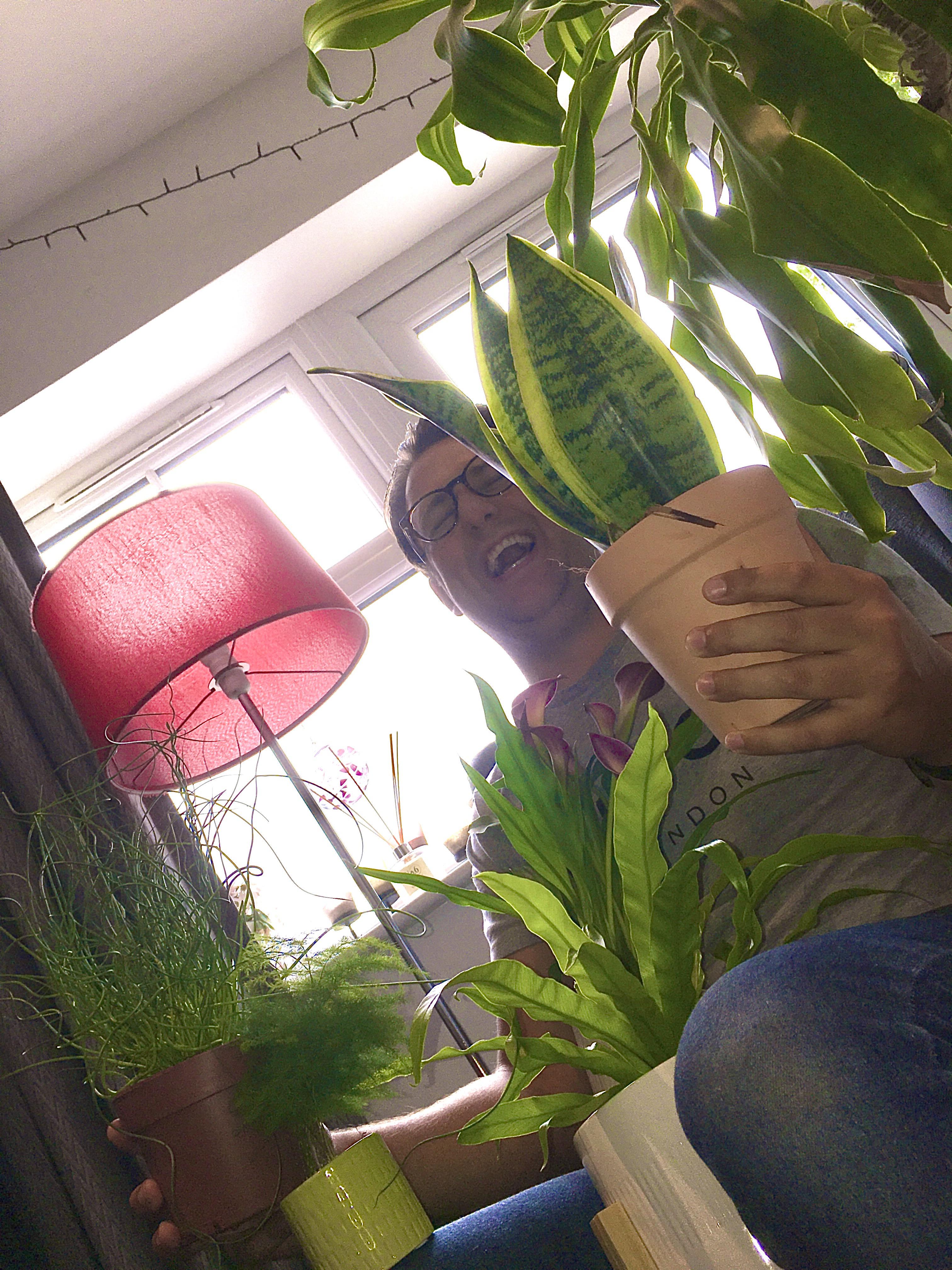 Maniacley laughing into his plants 😂 | Scrolller