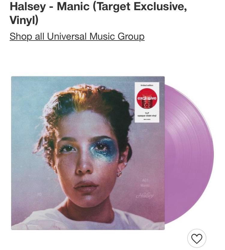 Manic vinyl Target exclusive | Scrolller