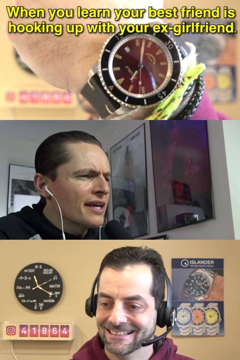 Marc reveals he’s done a collaboration with Squale | Scrolller