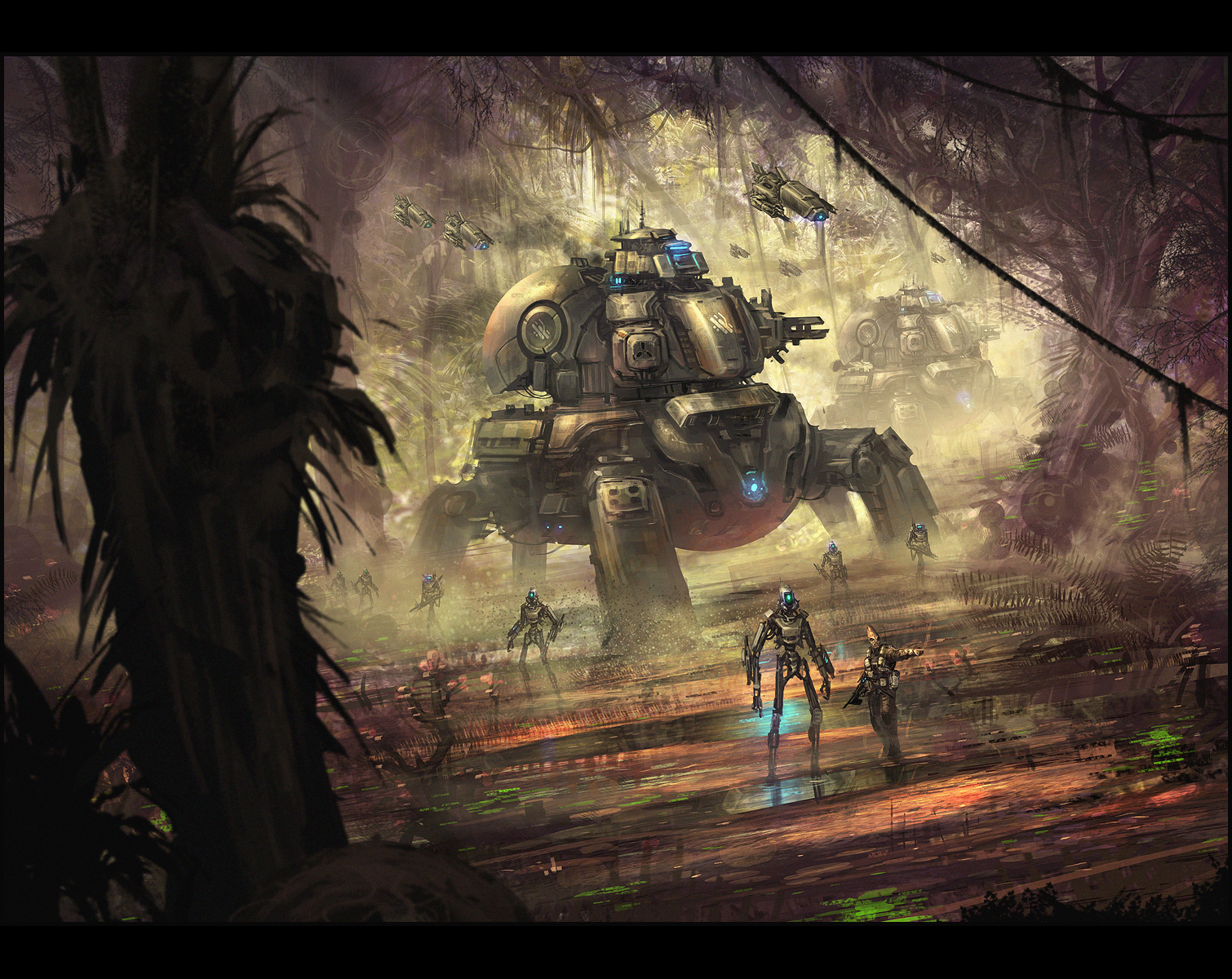Marching Mechs by Mark Molnar | Scrolller