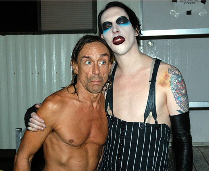 Marilyn Manson and Iggy Pop, 2003 | Scrolller