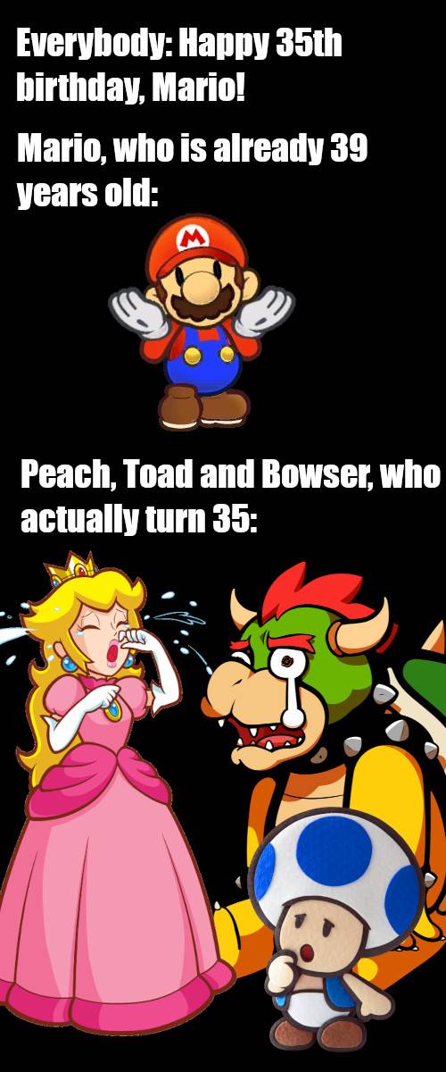 Mario is way older than Super Mario Bros. | Scrolller