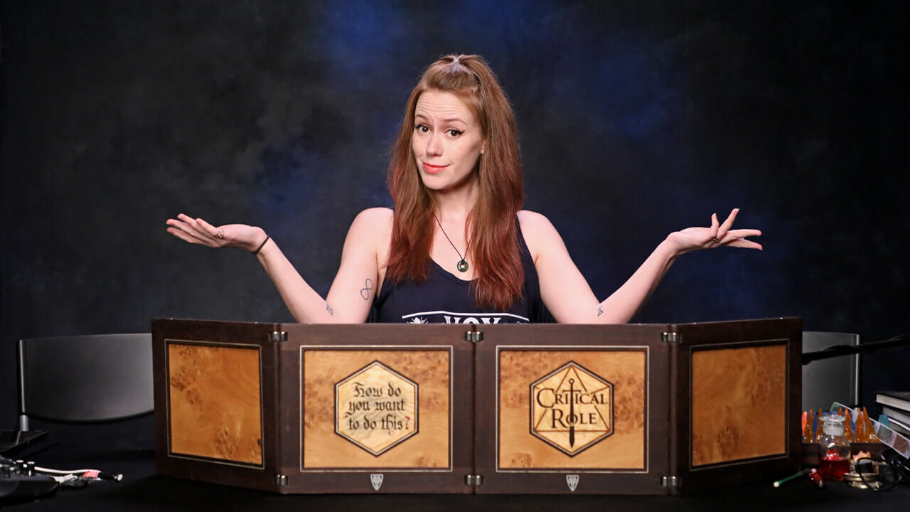 Marisha Ray, of Critical Role, always looks like she's just finished getting ready for a ...
