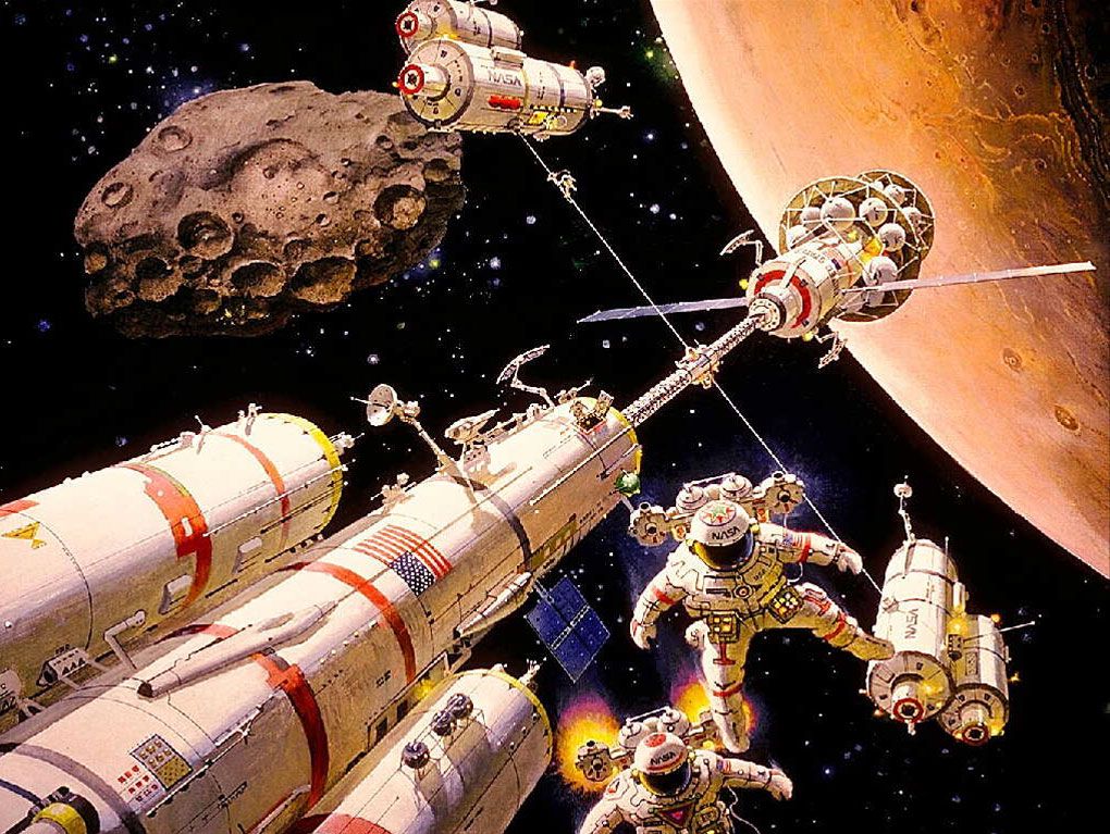 'Mars Arrival' by Robert McCall, 1987 | Scrolller