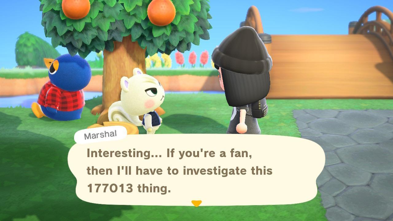 Marshall in ACNH asked me what my favorite type of comic is... | Scrolller