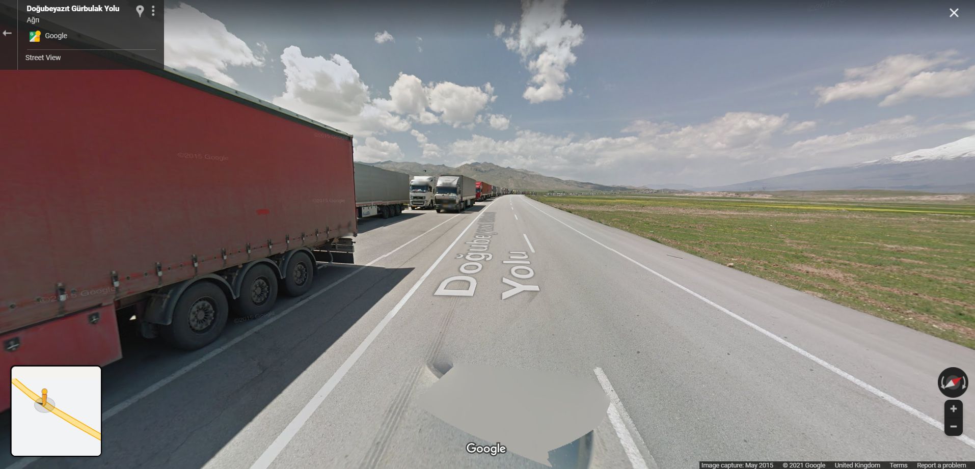 Massive truck convoy/traffic jam in Eastern Turkey. | Scrolller