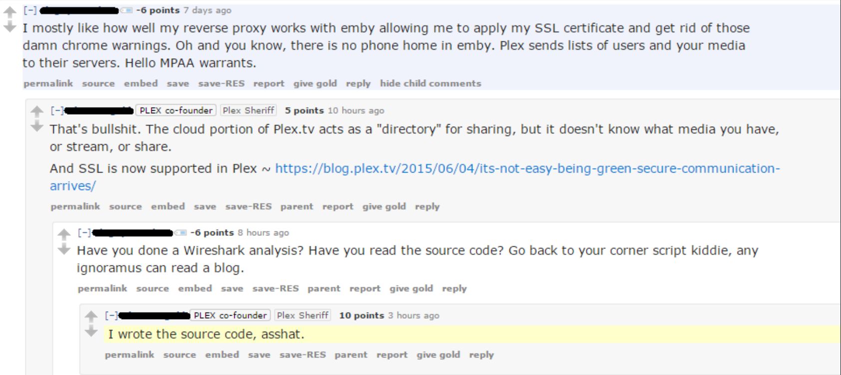 Plex founder shuts down a pro le-epic matrix hacker. | Scrolller