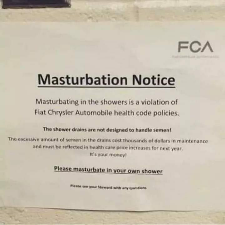 Masturbation Notice | Scrolller