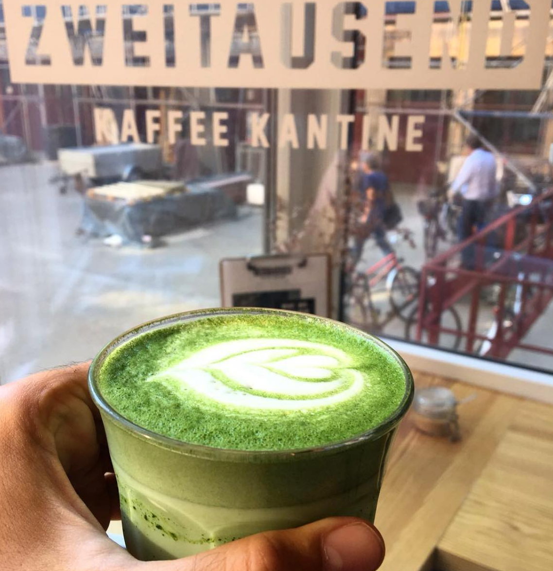Matcha Latte in Berlin - Zweitausend Kaffee | Scrolller