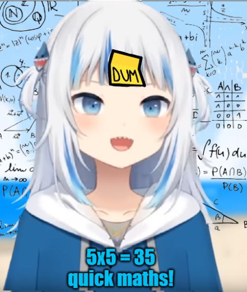 Math is one of Gura's Antagonist | Scrolller