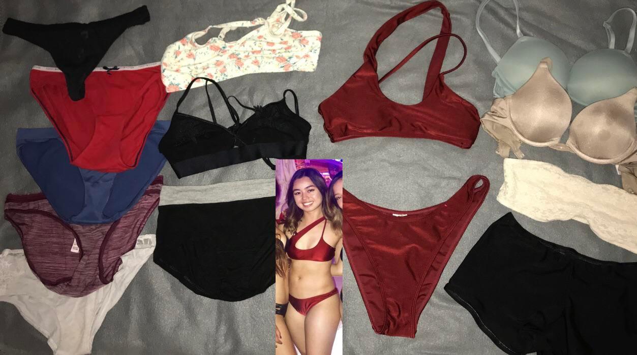 May have went a little overboard in her panty drawer...and yes that’s the same bikini | Scrolller