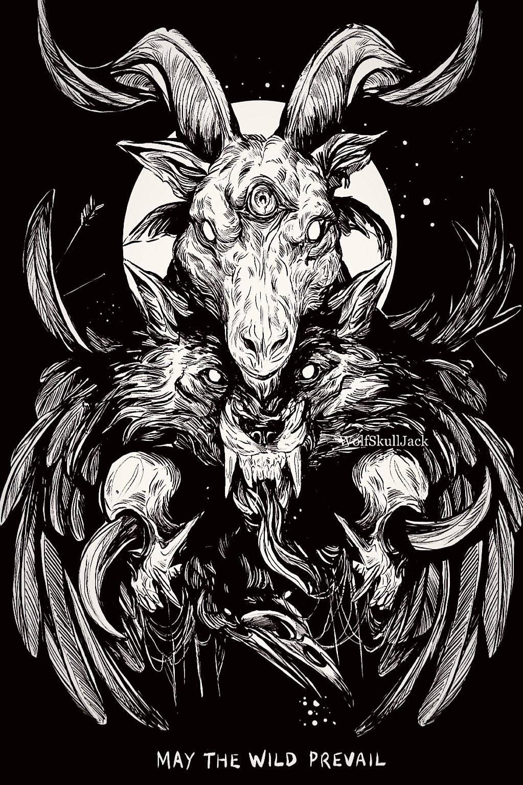 'May the Wild Prevail' by WolfSkullJack | Scrolller