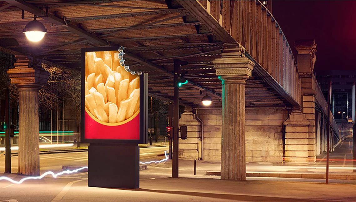 McDonald’s Bitten Billboards ADS in Paris | Scrolller