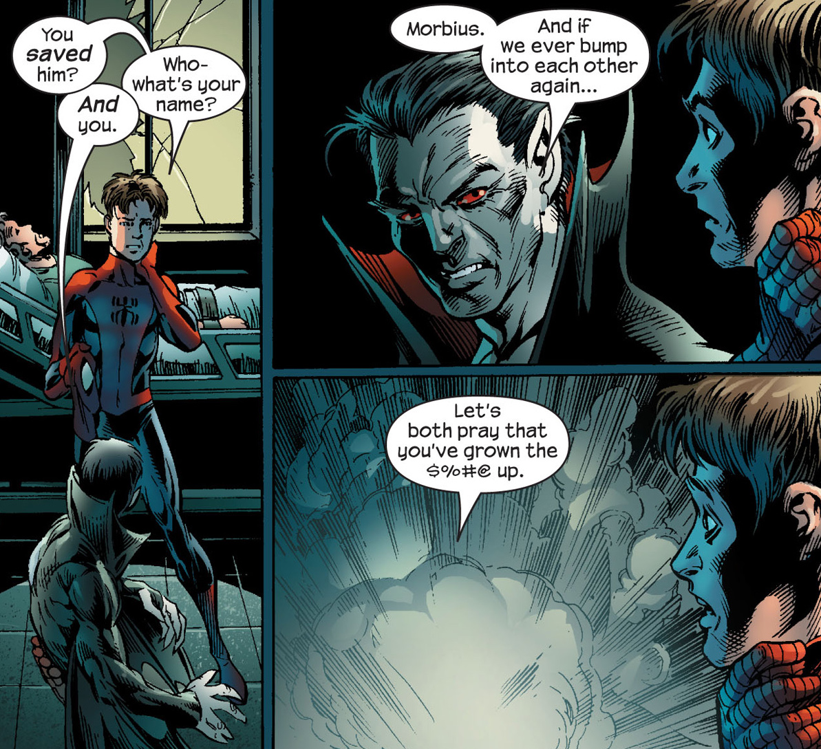 MCU Spider-Man meeting Morbius [Ultimate Spider-Man #95] | Scrolller