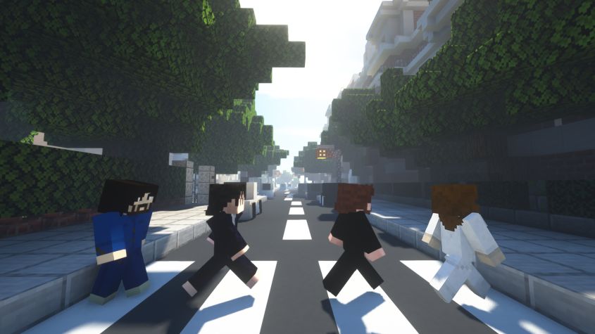 Me and my friends recreated the Abbey Road (yes, the whole thing, including the interior and ...