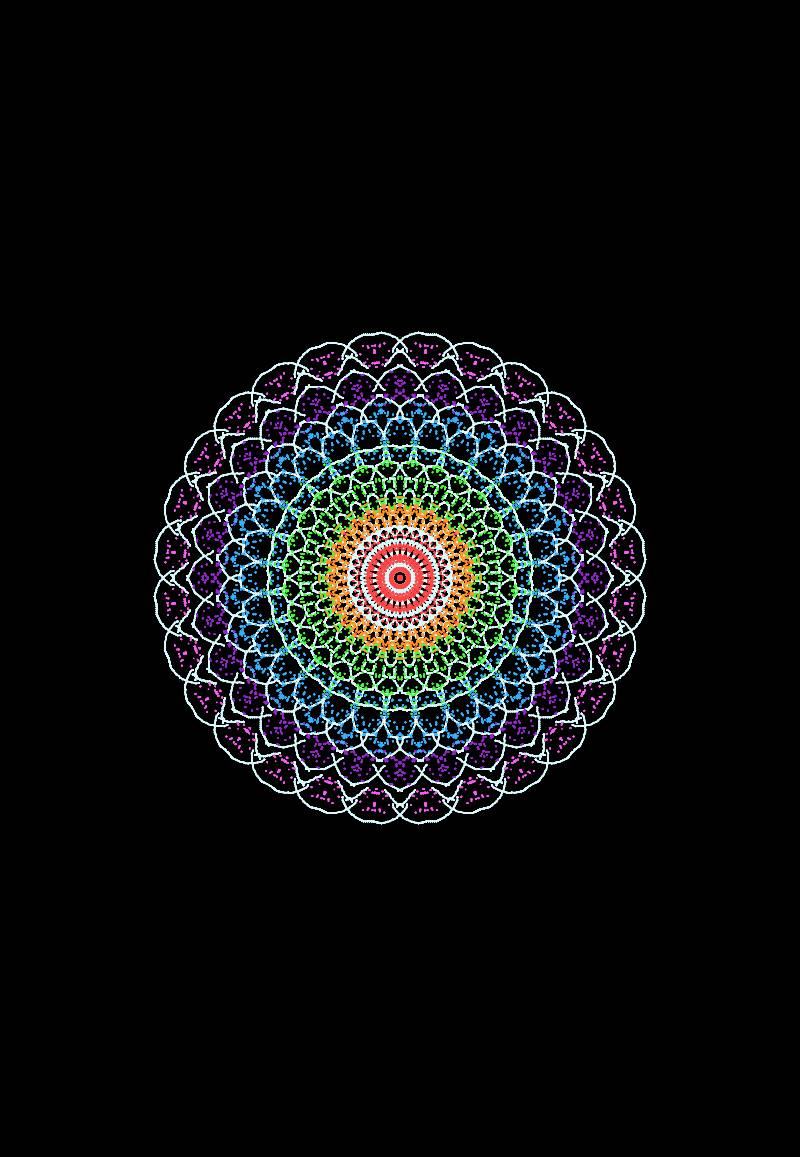 Me, mandala, digital, 2021 | Scrolller