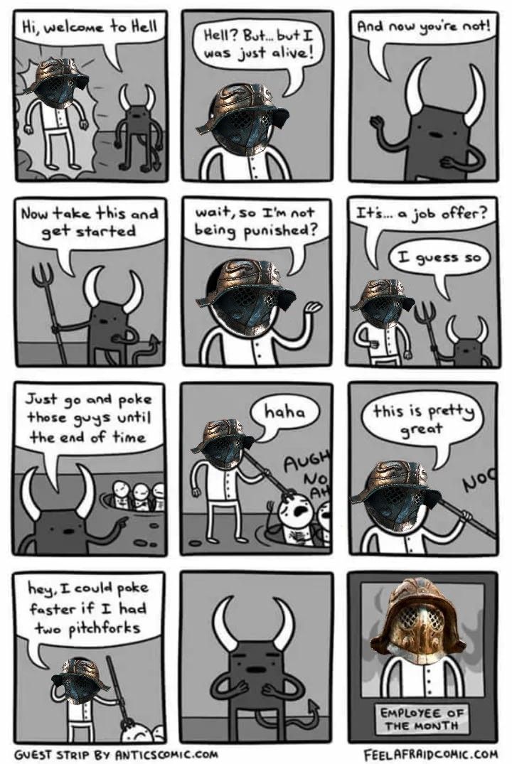 Me, when i arrive at hell | Scrolller