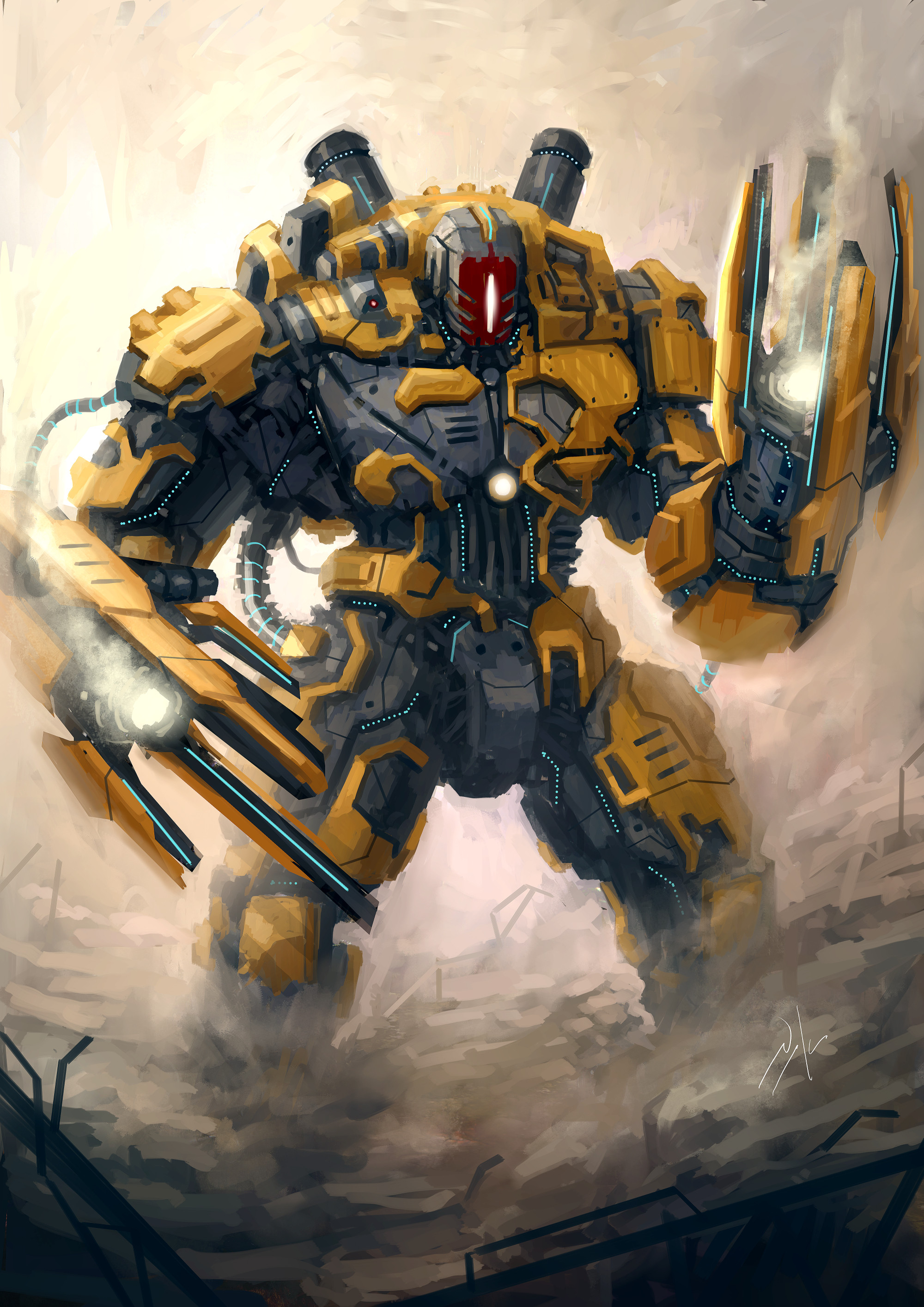 Mech 1.1 by Naka Isurita | Scrolller